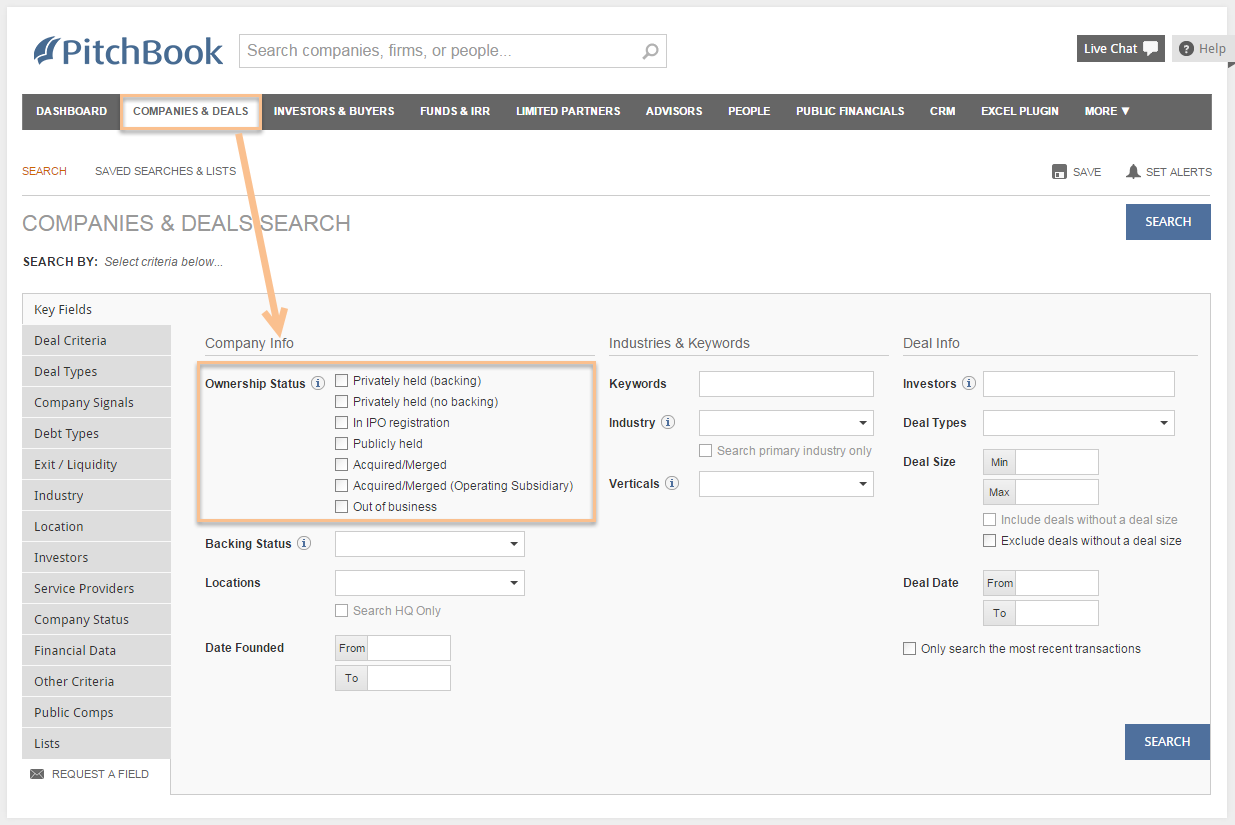 What’s new in PitchBook this month: More search and download options ...
